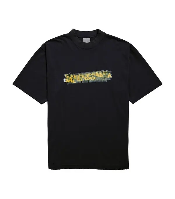 Balenciaga Cotton Messy Spray T-shirt