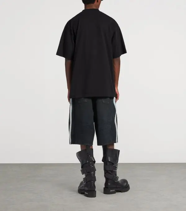 Balenciaga Cotton Paris Thunderstorm T-shirt