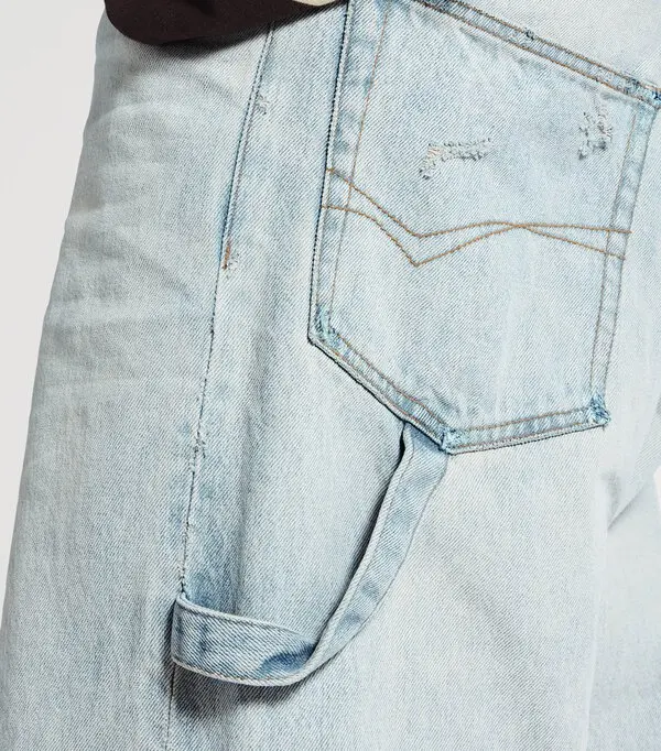 Balenciaga Belted Wide-leg Jeans