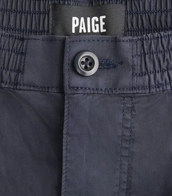 Paige Stretch-cotton Eberton Wide-leg Chinos