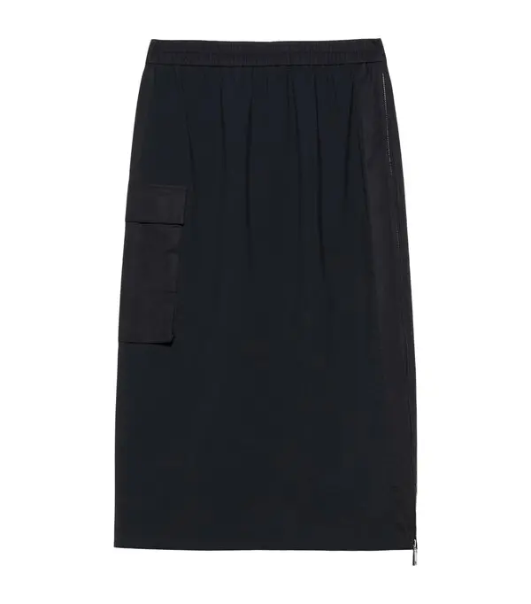 Max & Co. Technical Jersey Midi Skirt