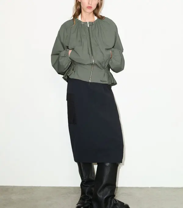 Max & Co. Technical Jersey Midi Skirt