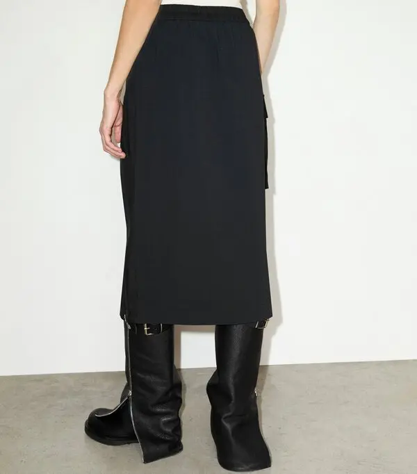 Max & Co. Technical Jersey Midi Skirt