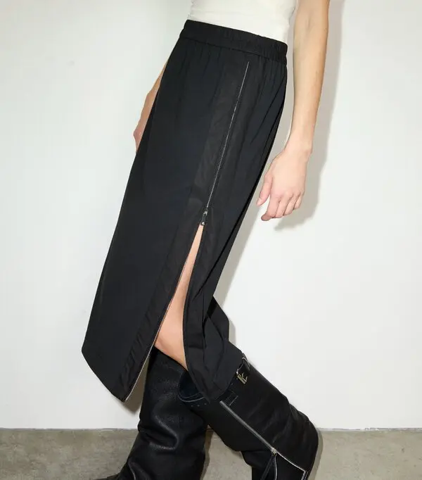 Max & Co. Technical Jersey Midi Skirt