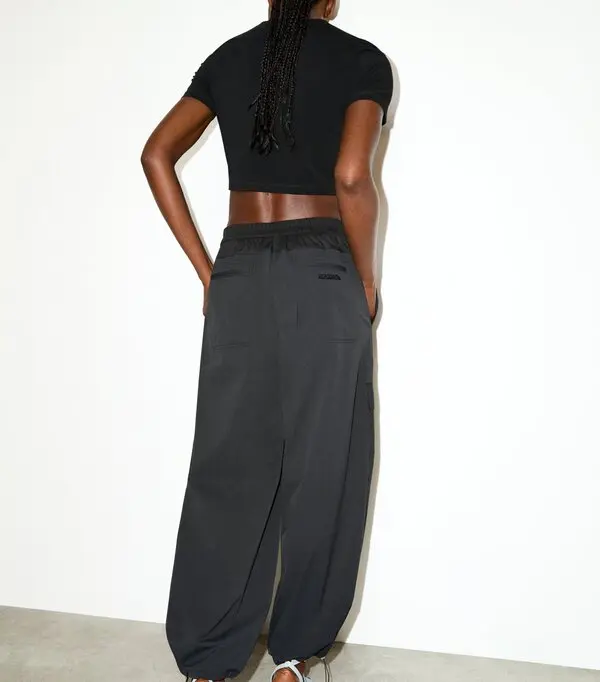 Max & Co. Technical Jersey Cargo Trousers With Drawstring Waist