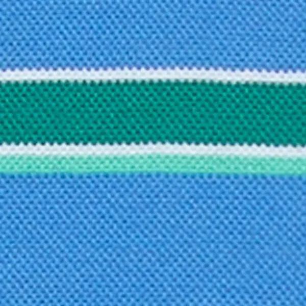 Max & Co. Cotton Striped Polo Shirt - Blue