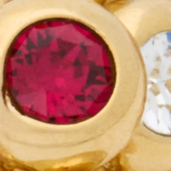 Loewe Crystal Embellished Push Pin Cocktail Ring