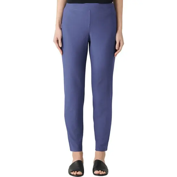 Eileen Fisher Slim Ankle Pants - Bluette