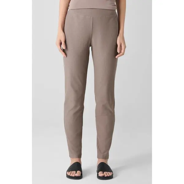 Eileen Fisher Slim Ankle Pants - Cocoa