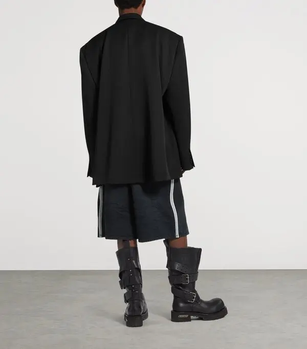 Balenciaga Wool Oversized Too Far Blazer