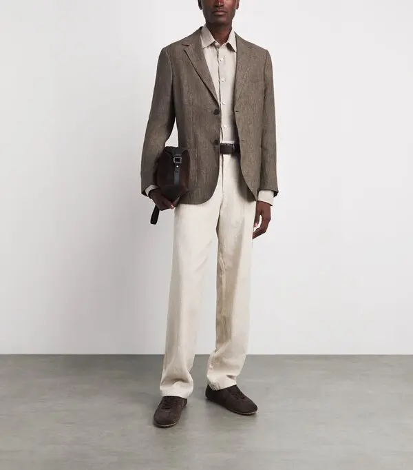 Sunspel Linen Blazer