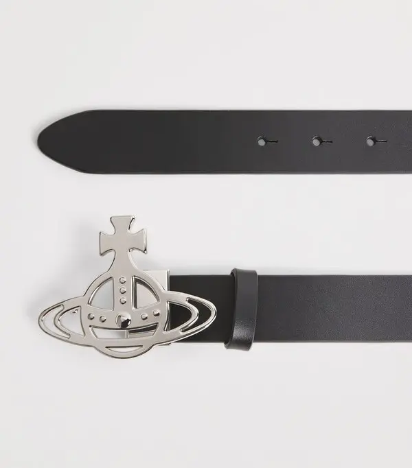 VIVIENNE WESTWOOD Leather Orb Belt