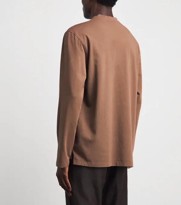 Barena Venezia Cotton Jersey Henley Top