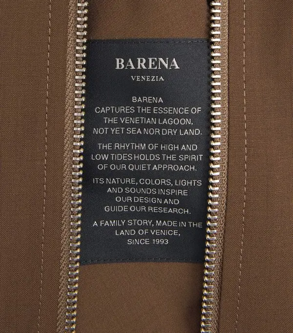 Barena Venezia Virgin Wool Zip-up Bomber Jacket