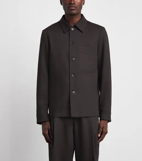 Barena Venezia Tropical Virgin Wool Overshirt