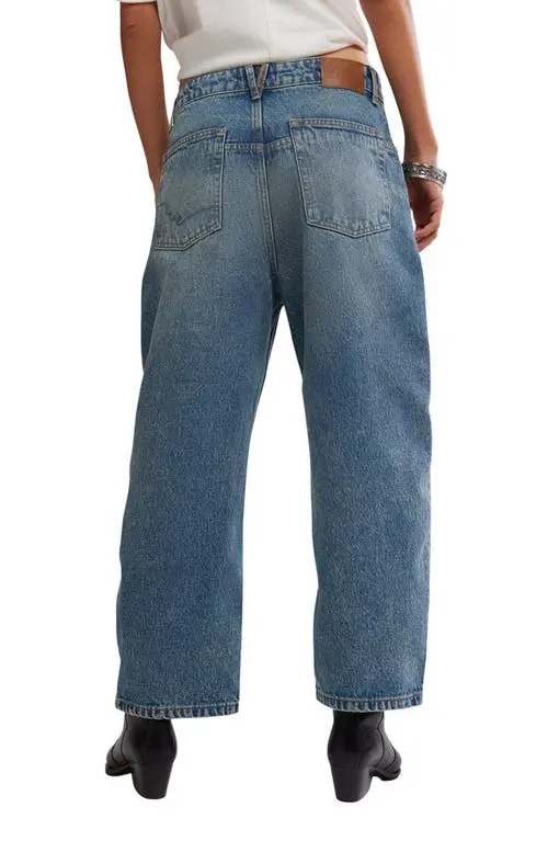 Free People Deep Trance Low Rise Boyfriend Jeans