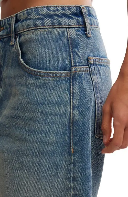 Free People Deep Trance Low Rise Boyfriend Jeans