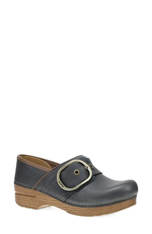 Dansko Pearson Buckle Strap Clog - Dusty Blue