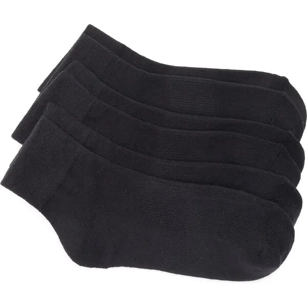 Nordstrom 3-pack Quarter Socks - Black