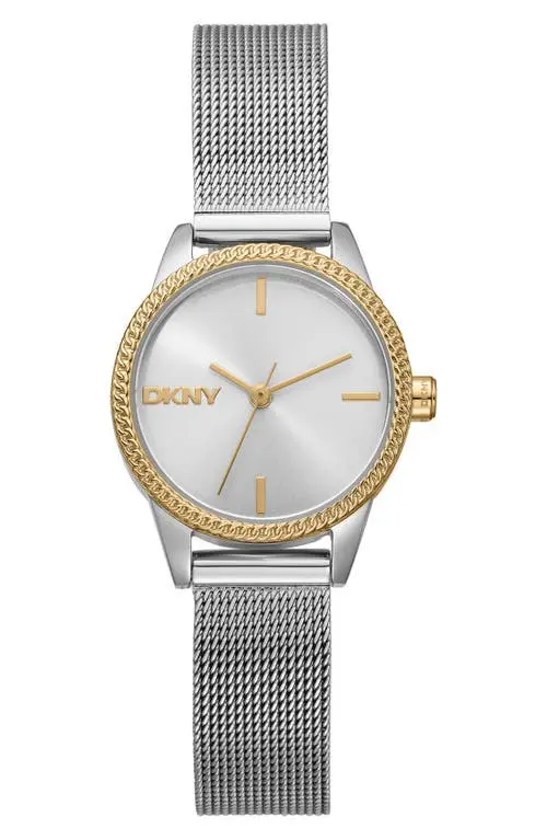 Dkny Milanese Mesh Strap Watch