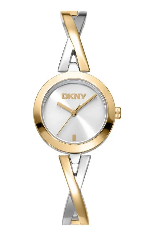 Dkny L 170 Bracelet Watch - Silver/gold Multi