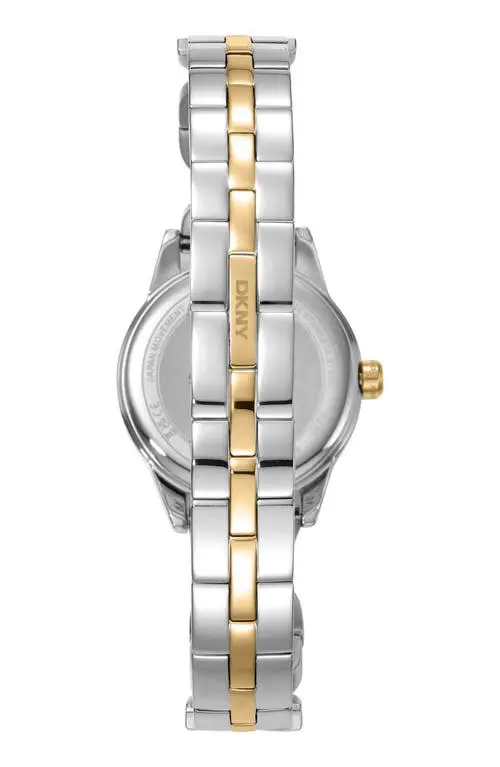 Dkny Open Link Bracelet Watch - Silver