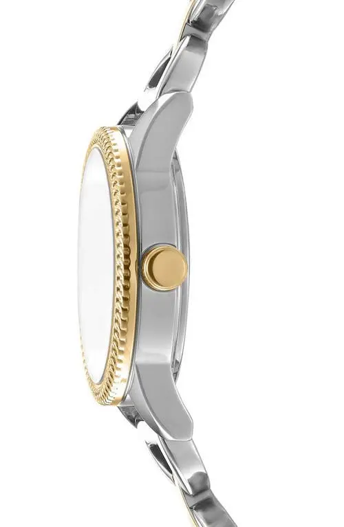 Dkny Open Link Bracelet Watch - Silver