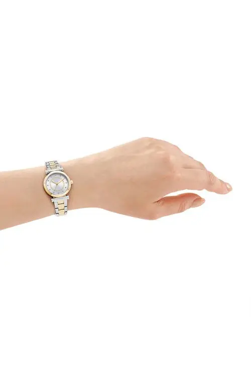 Dkny Essentials Crystal Marker Bracelet Watch - Silver