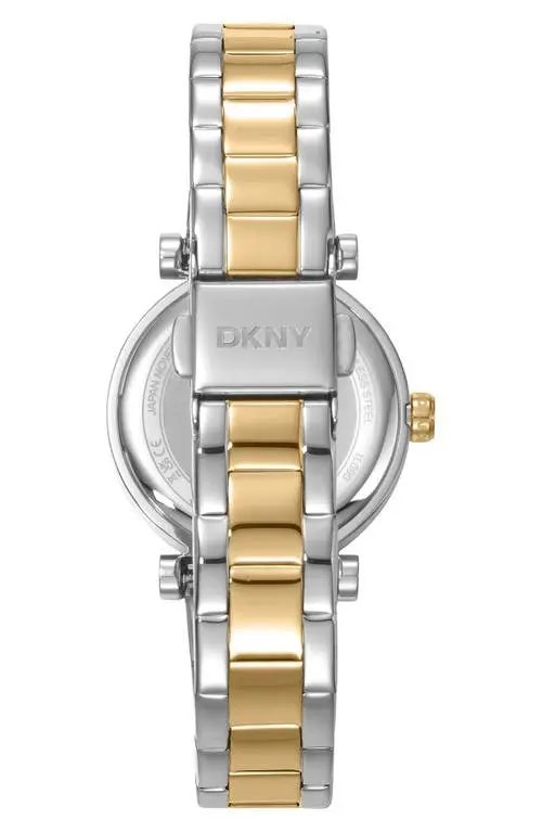 Dkny Essentials Crystal Marker Bracelet Watch - Silver