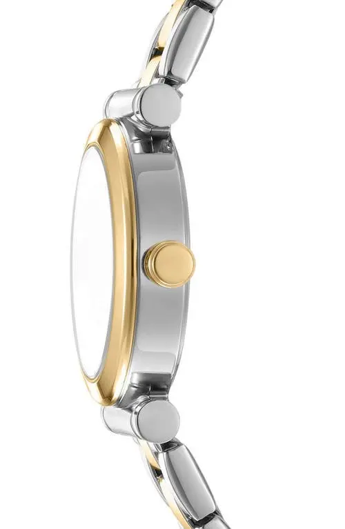 Dkny Essentials Crystal Marker Bracelet Watch - Silver