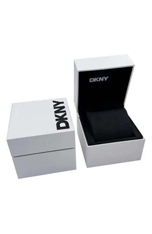 Dkny Essentials Crystal Marker Bracelet Watch - Silver