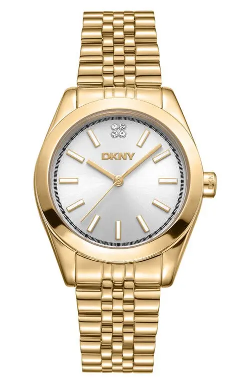 Dkny Nolita Midi Bracelet Watch - Silver