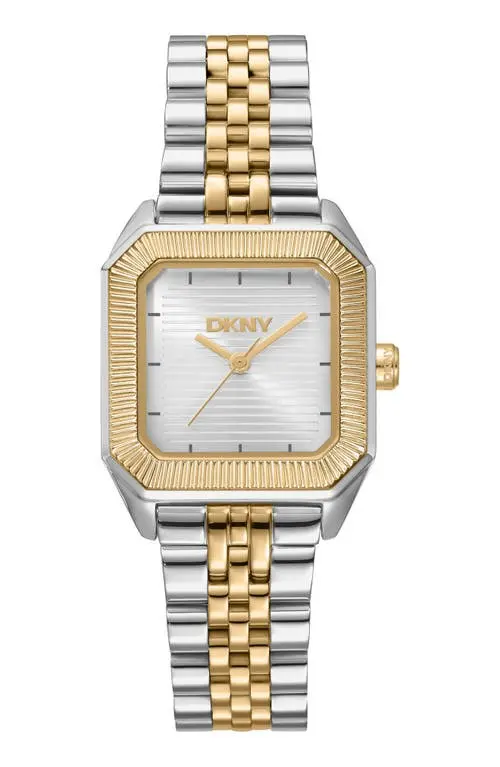 Dkny Signature Shape Tank Bracelet Watch