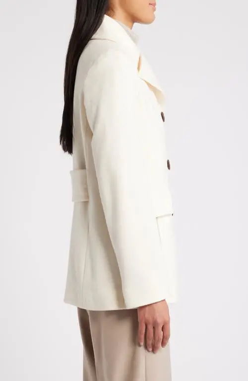 Fleurette Ali Wool Peacoat - Parchment