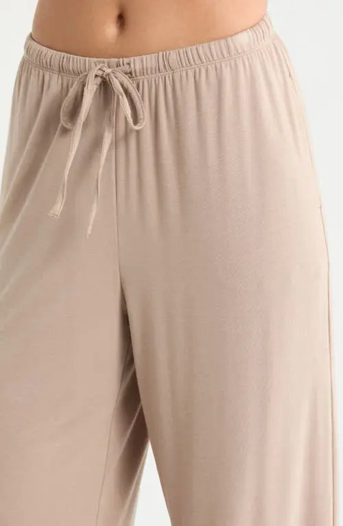 Nordstrom Moonlight Eco Lace Trim Pajamas - Tan