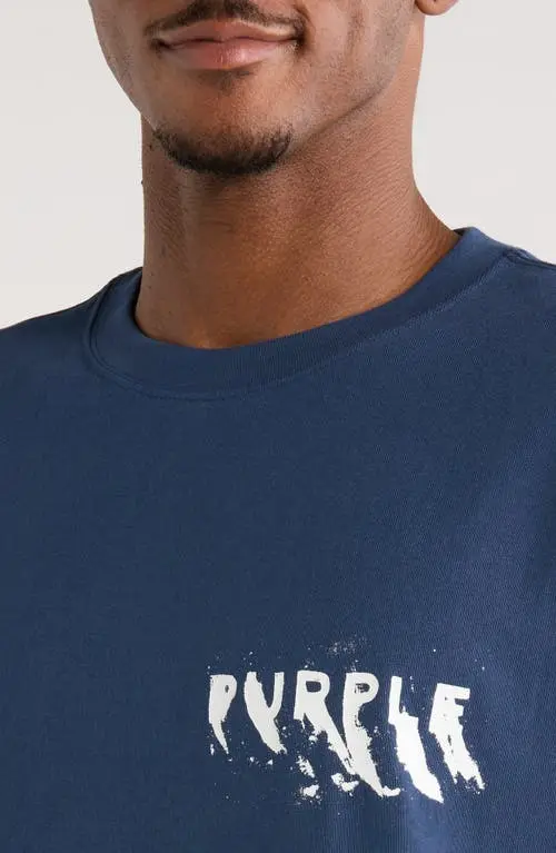 PURPLE BRAND Logo Graphic T-shirt