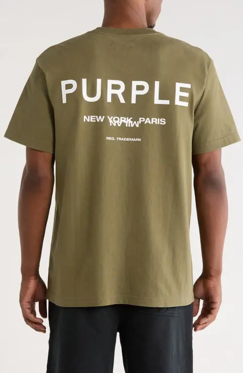 PURPLE BRAND Logo Graphic T-shirt