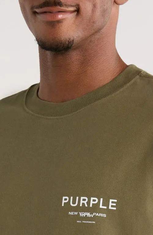 PURPLE BRAND Logo Graphic T-shirt
