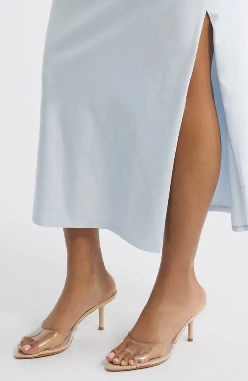OPEN EDIT Micah Heeled Sandal - Clear