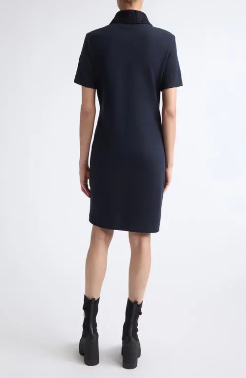 Moncler Cotton Piqué Polo Mini Dress