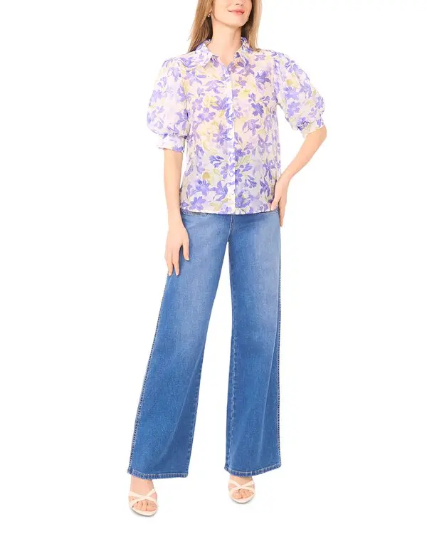 Vince Camuto Puff Sleeve Blouse