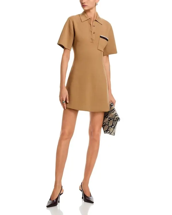 3.1 Phillip Lim Short Sleeve Polo Mini Dress
