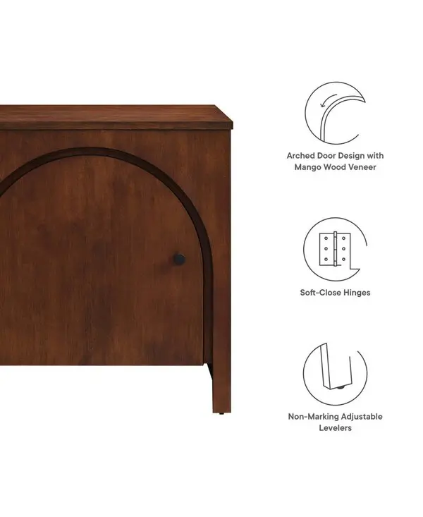 MODWAY Appia Arched Door Nightstand