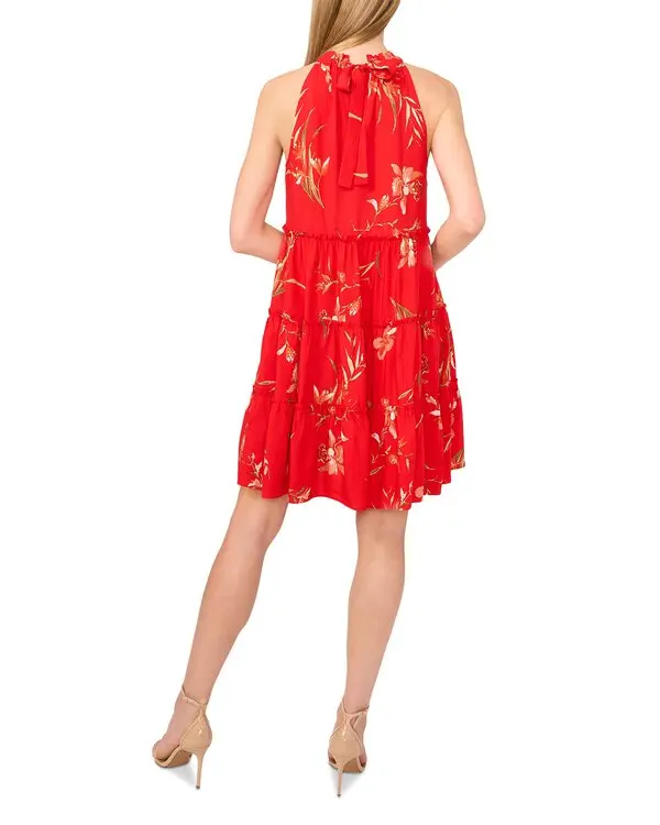 CECE DUPRAZ Tiered Halter Dress