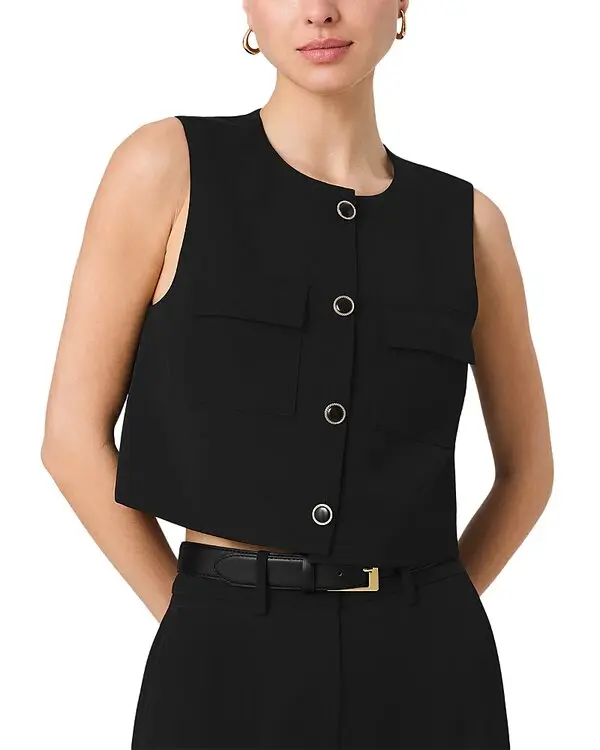 French Connection Sleeveless Boxy Top