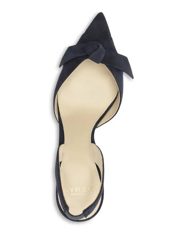 ALEXANDRE BIRMAN Clarita Slingback Pumps - Navy