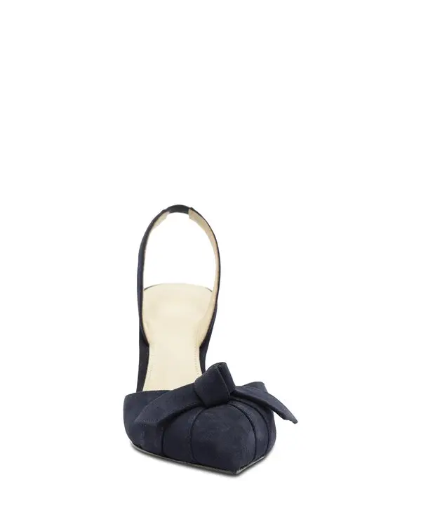 ALEXANDRE BIRMAN Clarita Slingback Pumps - Navy