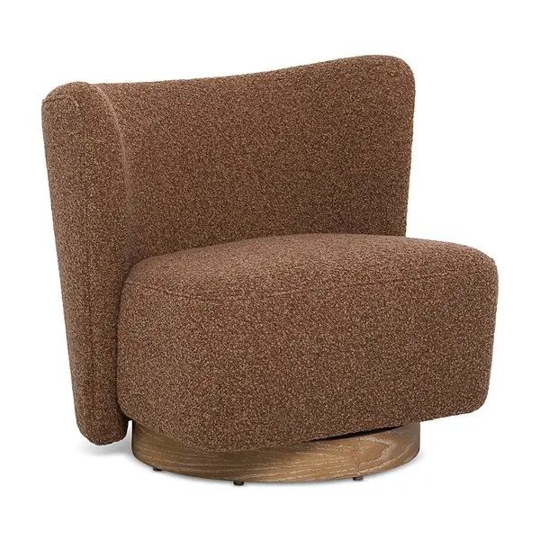 INTERLUDE HOME Dorian Swivel Lounge Chair - Ridge