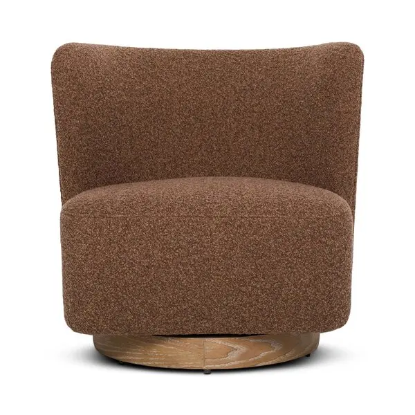INTERLUDE HOME Dorian Swivel Lounge Chair - Ridge