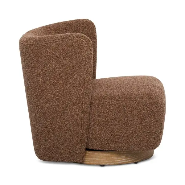 INTERLUDE HOME Dorian Swivel Lounge Chair - Ridge